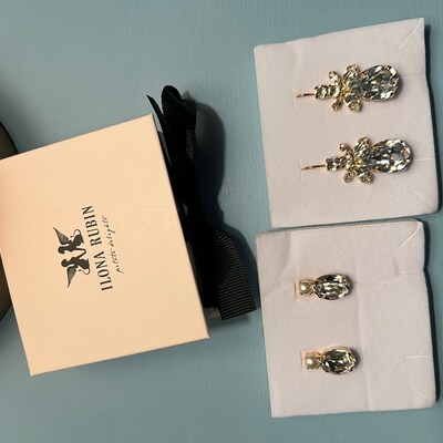 Cocktail Ring, Dusty Blue Crystal Statement Ring, Bridal Crystal Duty ...