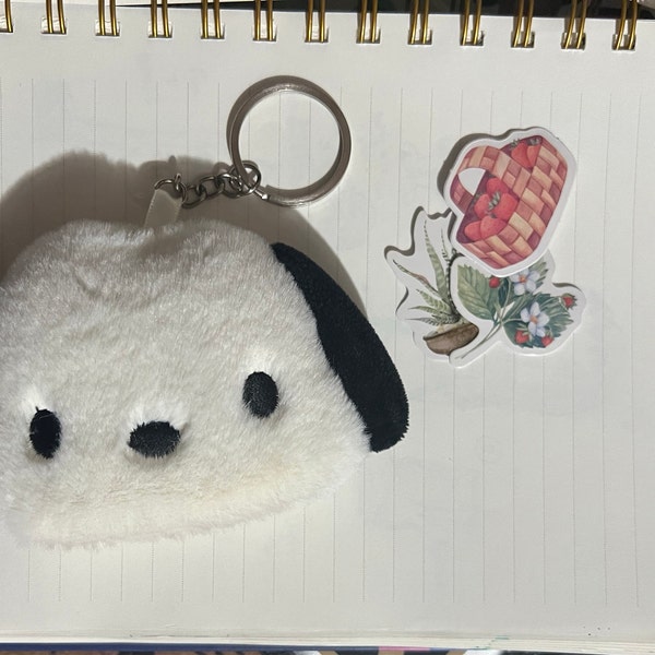 Cute Bunny/puppy/cloud/whale Plush Keychain,kawaii Accessory Gift ...