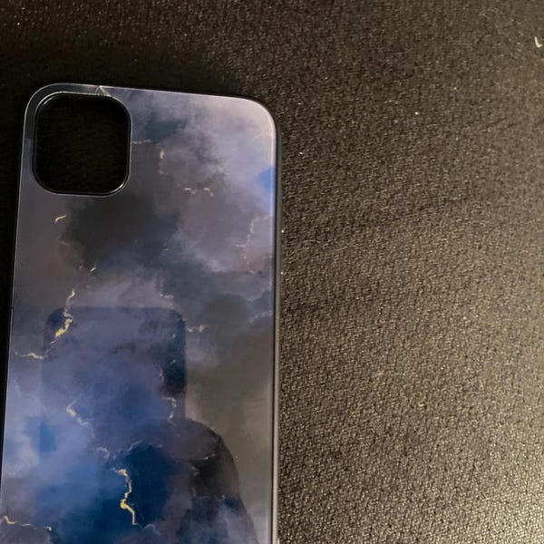 Handmade Resin Phone Case With Iridescent Glitter, Pearl Accents, and ...