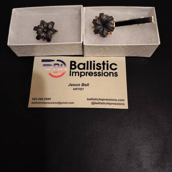 Bullet Tie Tack/lapel Pin - Your Choice - A 9mm, .40S&W or .45ACP ...