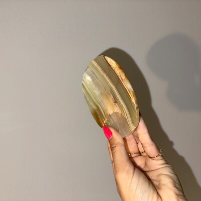 4 Small Onyx Dish Banded Onyx Crystal Dish - Etsy