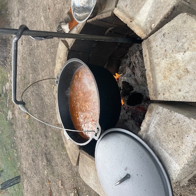 Heavy Duty, Hand Forged, Fire Pit Stake Grill - Etsy