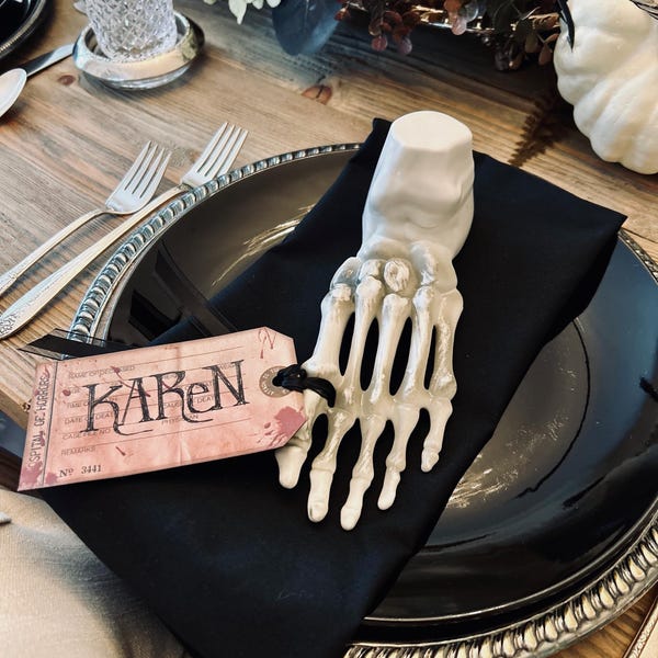 Toe Tags, Horror Props, Halloween Printable Decor, Horror Labels ...