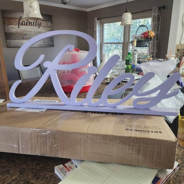 Personalized Name Sign / Custom Name Piece / Wooden Name Sign / Sweet ...