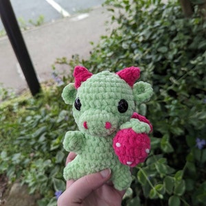 Crochet Chubby and Baby Dragon Plushie Pattern Amigurumi Bundle 2in1 ...