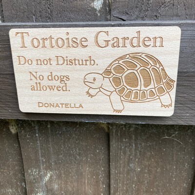 Tortoise Plaque, Tortoise Sign, Personalised Tortoise Sign, Tortoise ...
