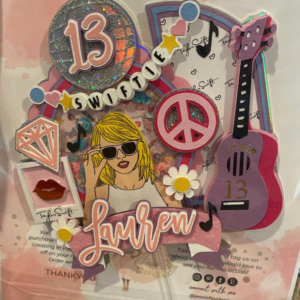 Pre Teen Cake Topper, in My Pre Teen Era, Pre Teen Birthday, Disco Cake ...