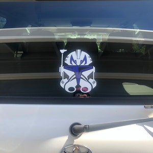Star Wars 501st Legion Emblem METALLIC Blue or White Permanent Vinyl ...