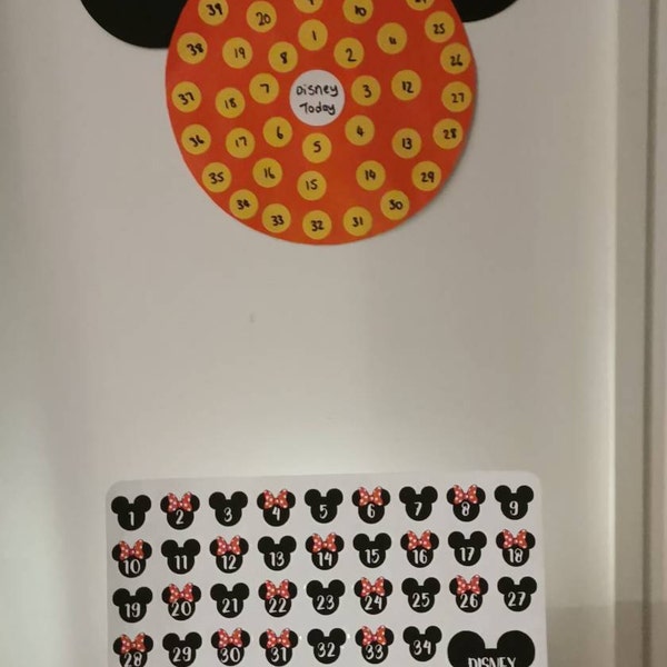 Disney Countdown Stickers, Planner Stickers, Disney World, Disneyland ...