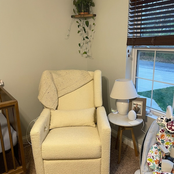 Pentagonal Corner Shelf: Rustic Floating Nightstand, Home Office Decor - Etsy