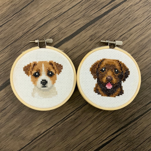 Chocolate Labrador Cross Stitch Pattern PDF Bundle - Chocolate Lab ...