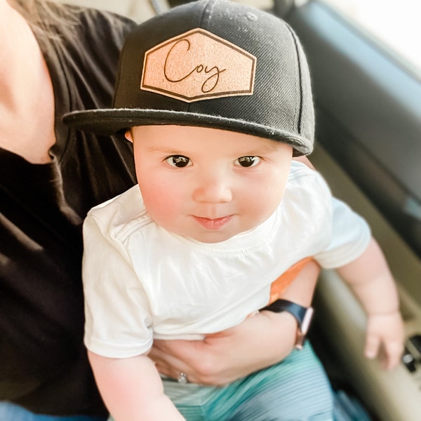 Custom Hat Signature Cursive Name Hat Hexagon Custom Baby Adult ...