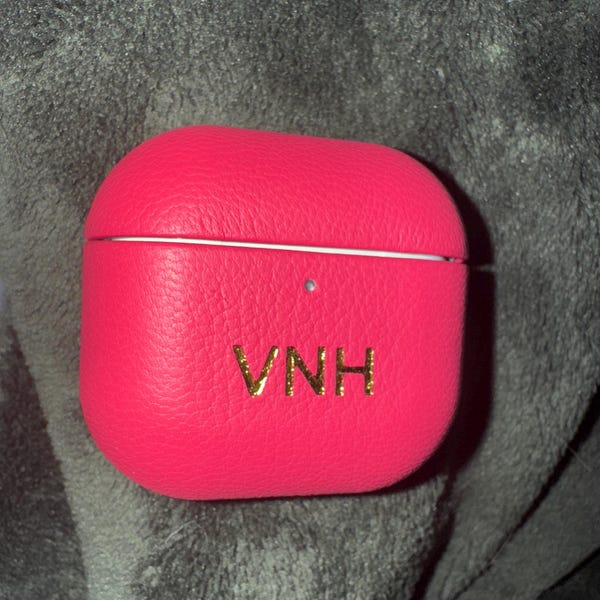 Monogram Red AirPod Pro Case 2 Personalized Gift for Wife Mother Day ...