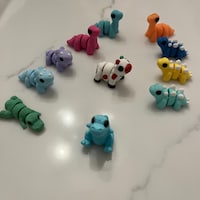 3D Printed Baby Octopus Fidget Toy Bundle, Cute 3D Print Sensory Aid ...