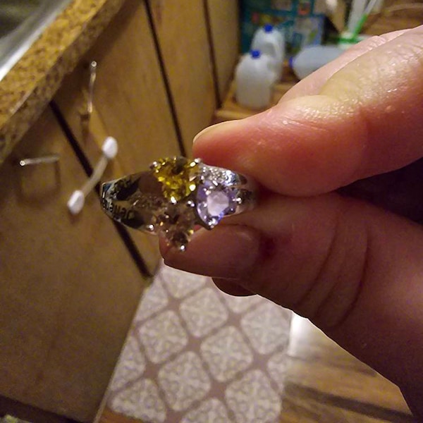 Personalized Engraved Sweet 16 Ring Birthstone Name Custom Stone Sweet ...