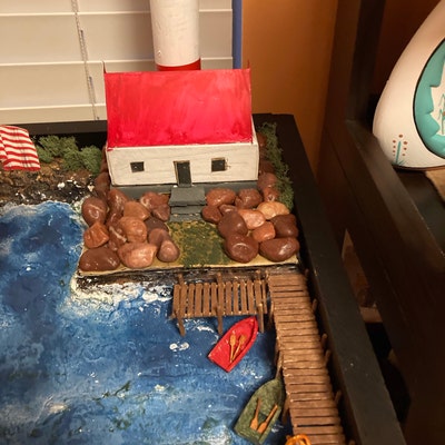 30 Piece HO Scale Camping Set Log Cabin, Gazebo, Outhouse & MORE ...