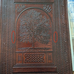 Horned God Cernunnos Large Handmade Leather Journal Wicca Book of ...