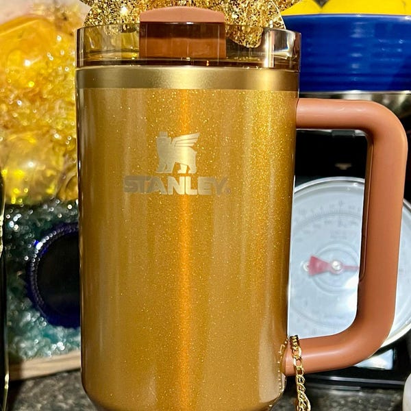 Glitter Tumbler Bow for Stanley, Straw Topper, Christmas Holiday ...