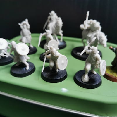 West Human Royal Guard Banner 28mm Dnd Miniature Dungeon and - Etsy
