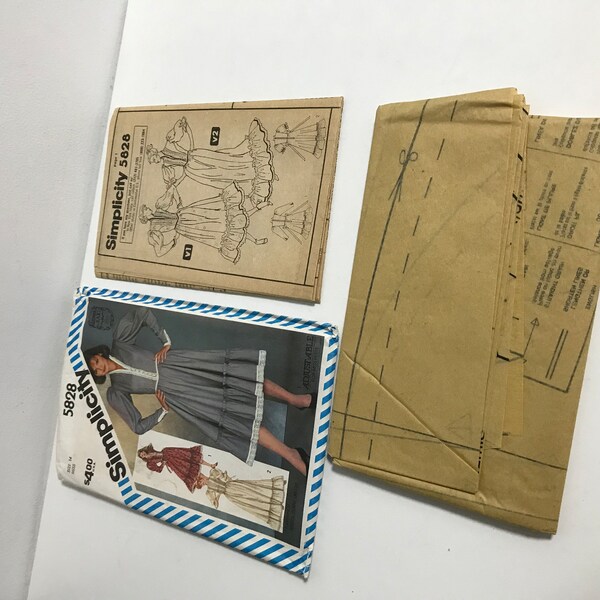 UNCUT and FF Pattern Pieces Vintage Simplicity 8064 Sewing Pattern Size ...