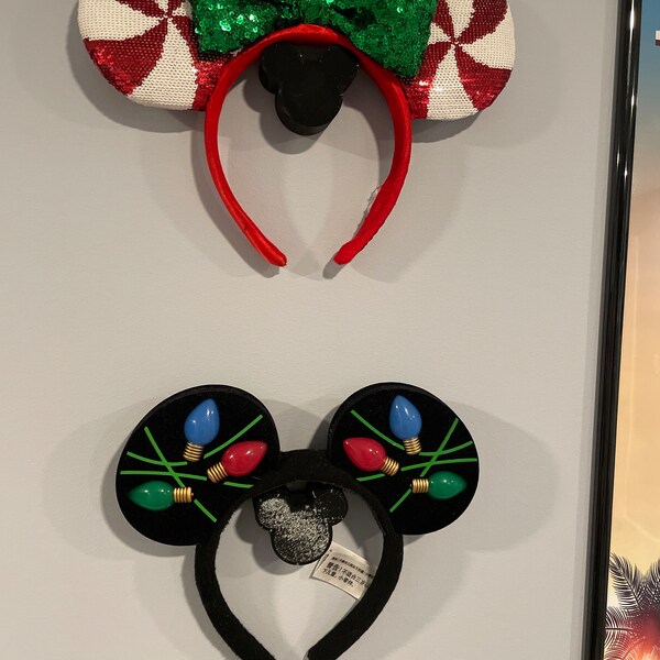 Mickey Themed Ear Display Wall Mount - Etsy