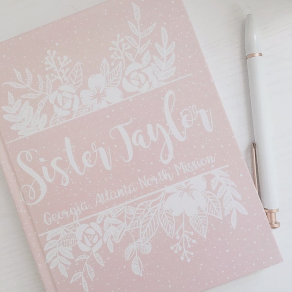 Custom Mission Map Journal, Personalized Name Notebook, Missionary ...