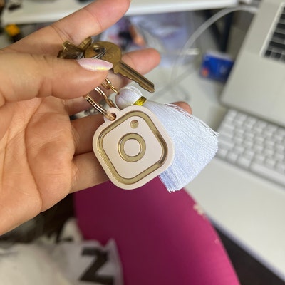 Instagram Smart NFC Keychain for Social Media Tap and Follow Digital ...