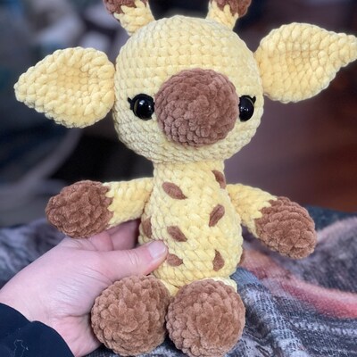 PATTERN: Plush Gemma the Giraffe Pattern Amigurumi Chunky Giraffe ...