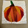 Pumpkin Paper Pieced Autumn Quilt Block Pattern - Etsy