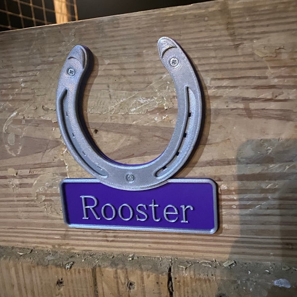 Stable Door Name Plate - 16 Colours & 5 Size Options - Etsy UK