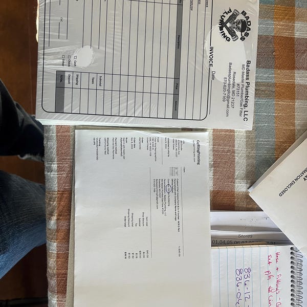 Custom 2-part Invoice Form 8.5 X 11 Inches - NCR 2-part Personalized ...