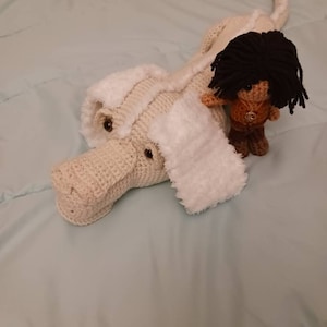 Amigurumi Crochet Pattern for Falkor Inspired Luck Dragon. Instruction ...