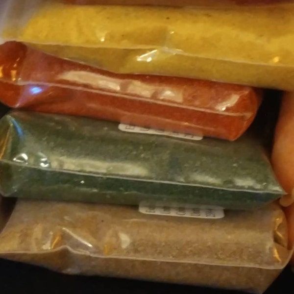 1/2lb (3/4 Cup) Bags Colored Sand "125+ Colors Available" for Unity ...
