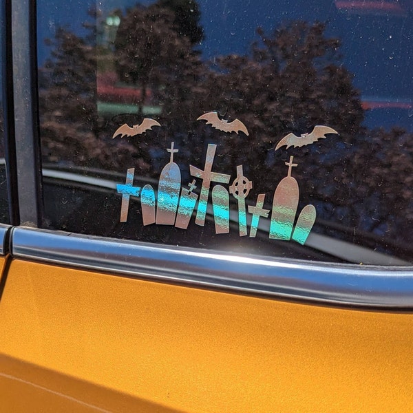 Goth Car Decal | Goth Car Decor | Goth Car Accessories | Spooky Season ...