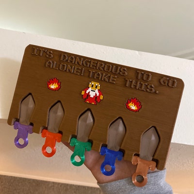 Legend of Zelda, Zelda Key Holder, Gift Ideas, Gaming Gadgets, 8bit ...