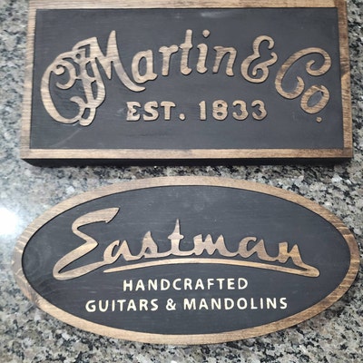 Gibson Guitar Sign Wood Carved Sign - Etsy