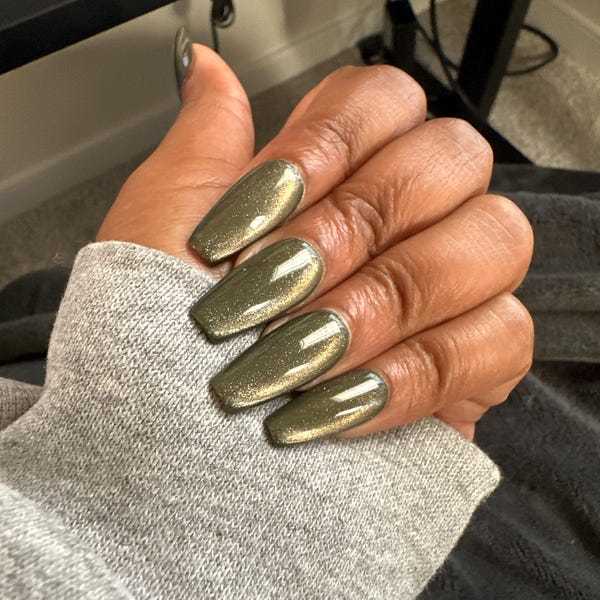 Black White Classic French Nails, Hand Pressed Nail Patches, Luxury ...