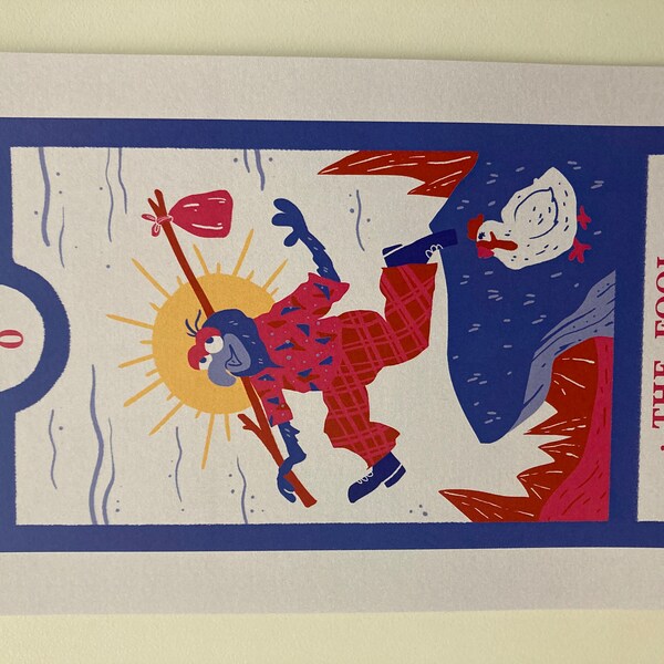 Gonzo the Fool - Muppets Inspired Tarot Card Illustration Print - Etsy