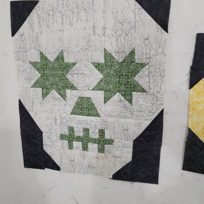 Candy Skulls Quilt Pattern PDF the Pattern Basket - Etsy