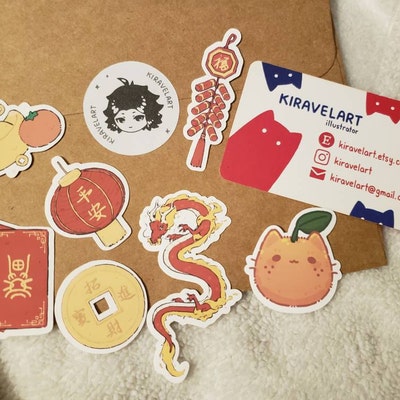 Japanese Snacks Cat Sticker Set Cute Cat Sticker Pack Waterproof ...