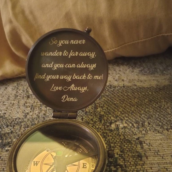 Engraved Compass, Army Soldier Gift, Patriotic Gifts for Men ...