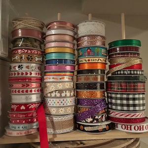 Triple Row Mesh Holder, Ribbon Holder Available in 12, 21.5 Mesh Roller ...