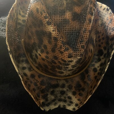 Snakeskin Straw Cowboy Hat for Men and Women Hand-painted Perfect for ...