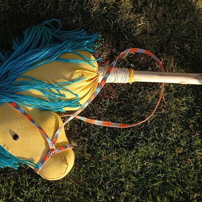 Stick Pony for Kids, Hobby Horse for Birthday Gift, Toddler Rocking ...