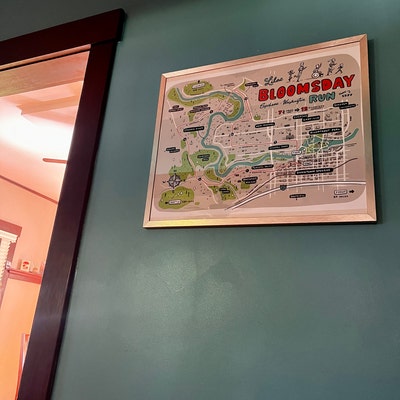 Spokane Bloomsday Course Map Illustrated Digital Print - Etsy