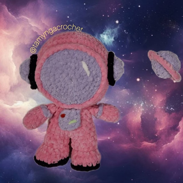 Captain Spud | PDF Amigurumi Pattern | English and Spanish | Astronaut ...