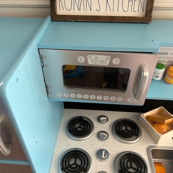 Personalized Kid's Kitchen Sign - Kids Home Decor - Play Kitchen ...