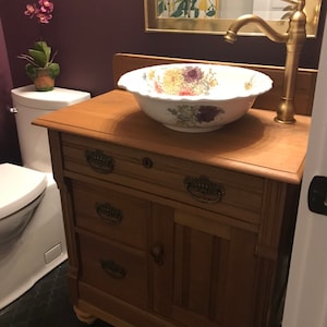 Love & Lustre. Large Vintage Vessel Sink. - Etsy