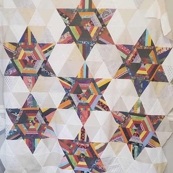 Twisted Star Quilt Pattern - Etsy