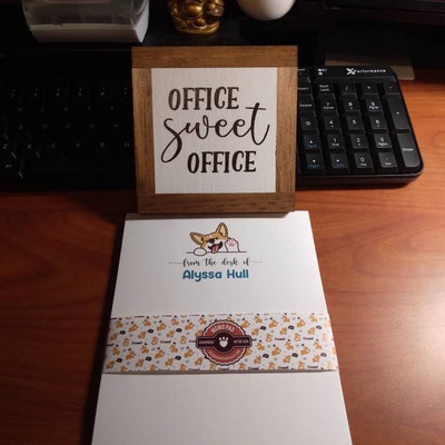 Office Sweet Office Sign, Office Desk Decor, Funny Office Space Sign ...